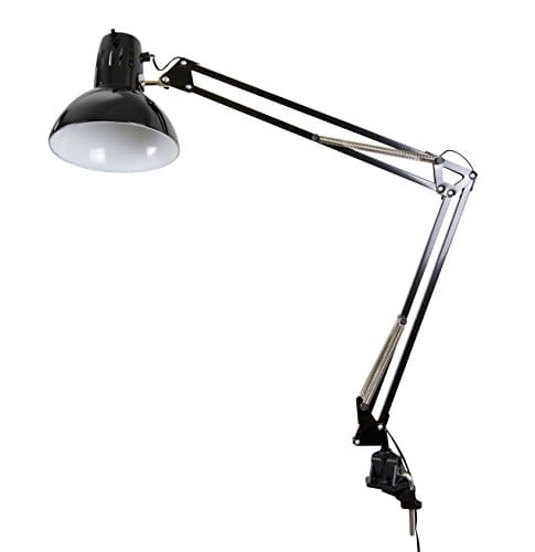 LED Swing Arm Lamp in Black 12038 | Sewmall