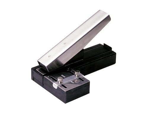 Stapler-Style Slot Punch with Adjustable Guide | Sewmall