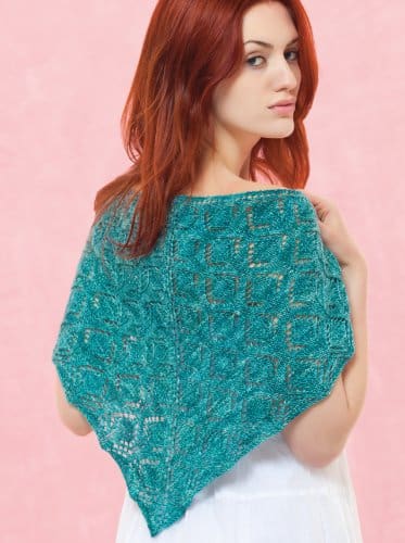 Sock-Yarn Shawls: 15 Lacy Knitted Shawl Patterns - Sewmall