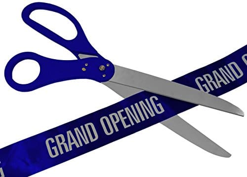 25 Inch Royal Blue Ribbon Cutting Scissors | Sewmall