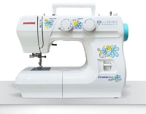 Janome Cerulean12 Domestic Sewing Machine with 12 Stitch Patterns | Sewmall