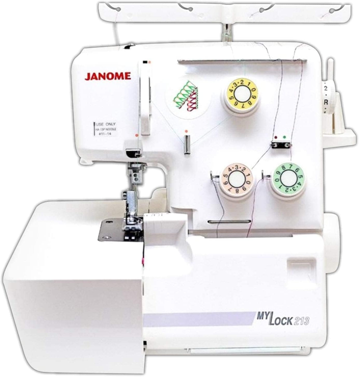 Janome MyLock 213 Single Needle 3-Threads Overlock Machine | Sewmall