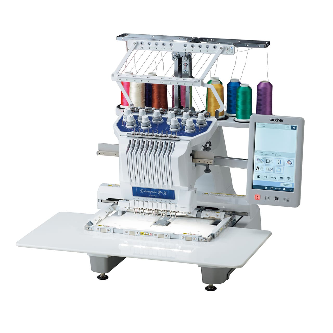 Brother PR1055X Wireless Lan Computerized Embroidery Machine with Cap ...