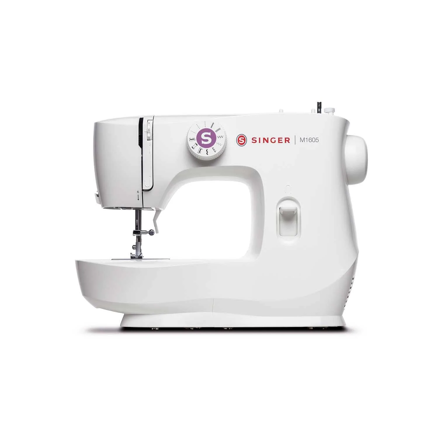 Singer M1605 Domestic Sewing Machine, 6 Built-in Stitches, Easy Stitch ...