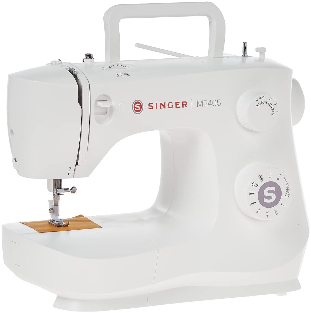 Singer M2405 Portable Sewing Machine, 8 Built-in Stitches, 4 Step ...